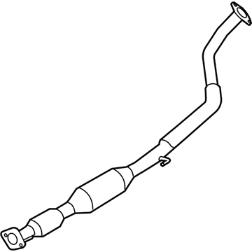 Muffler & Exhaust Pipe - 2010 Kia Soul