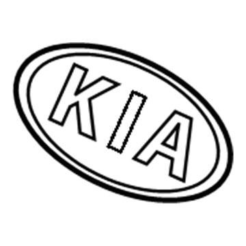 Kia Emblem - Genuine OEM | KiaPartsNow.com
