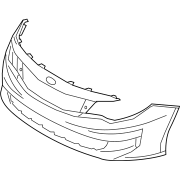 86511D5000 Genuine Kia Front Bumper Cover