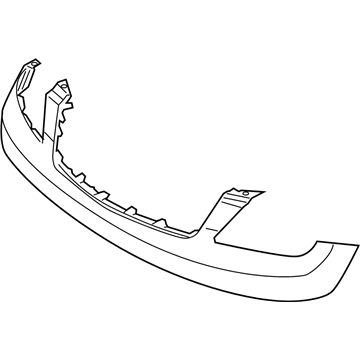 865122J000 Genuine Kia Front Bumper Upper Cover