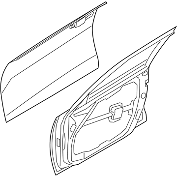 Front Door Panel - 2016 Kia Optima
