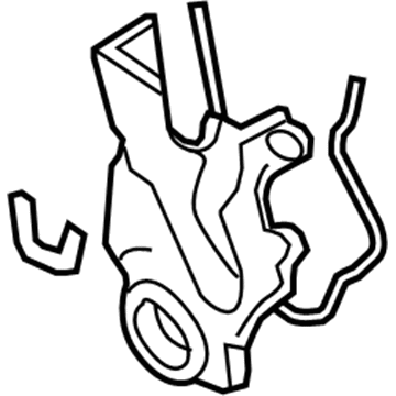 2135023101 Genuine Kia Cover Assembly-Timing Belt