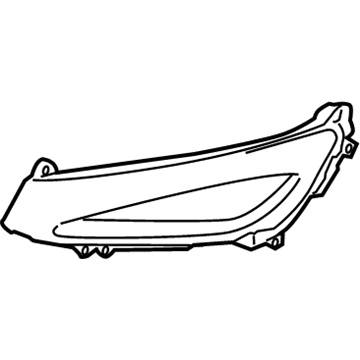 865512T000 Genuine Kia MOULDING Assembly-Front Bumper