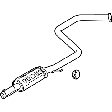 Muffler & Exhaust Pipe - 2019 Kia Forte