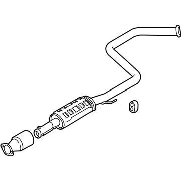 Muffler & Exhaust Pipe - 2019 Kia Forte