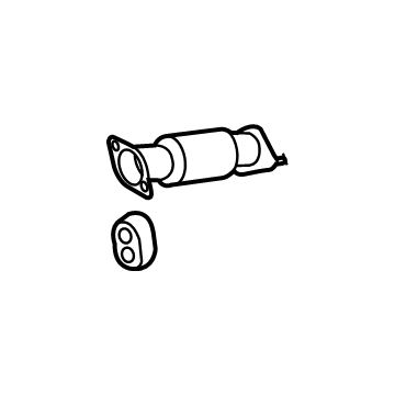 Muffler & Exhaust Pipe - 2019 Kia Forte