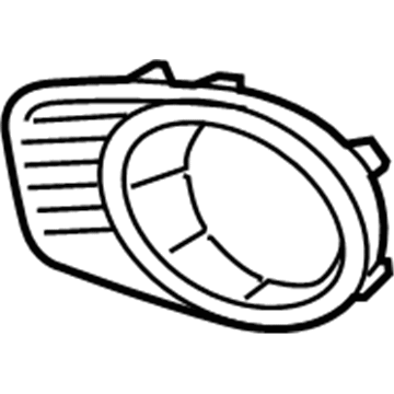 86563A7250 Genuine Kia Front Bumper Side Grille, Left