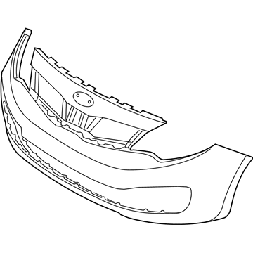 Bumper-Front - 2013 Kia Rio