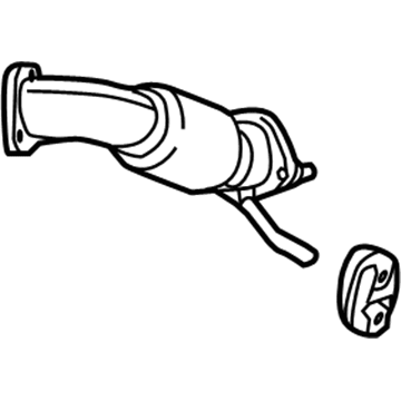 28610C2500 Genuine Kia Front Muffler Assembly