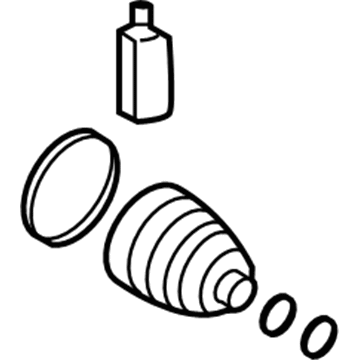 49581C1000 Genuine Kia Boot Kit-Front Axle Wheel