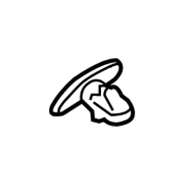 877562W000 Genuine Kia Clip-Side Garnish Mounting