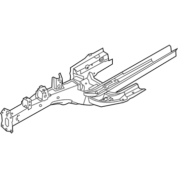 646013W400 Genuine Kia Member Assembly-Front Side