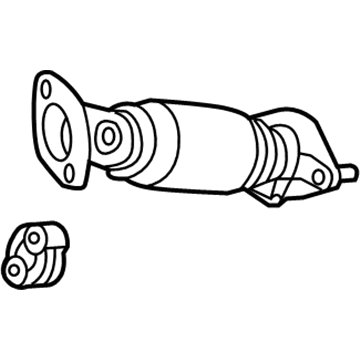 Muffler & Exhaust Pipe - 2014 Kia Forte