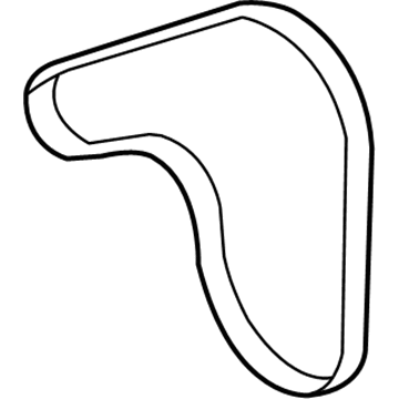 2521239800 Genuine Kia V-Ribbed Belt