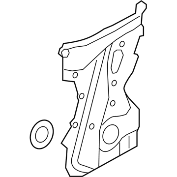 213502E350 Genuine Kia Cover Assembly-Timing Chain