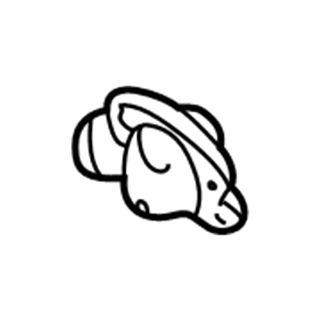 2563137100 Genuine Kia Fitting-COOLANT Inlet