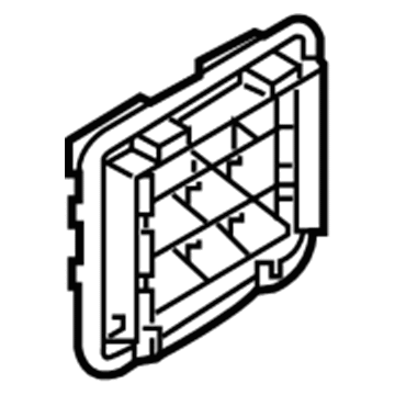 97510D3000 Genuine Kia Grille Assembly-Air Extractor