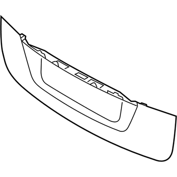 87317A9130 Genuine Kia Moulding-Back Panel
