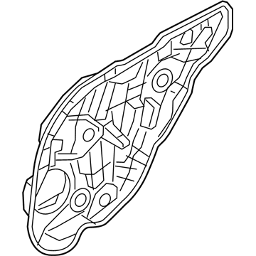 Rear Door Window Regulator & Glass - 2016 Kia Optima