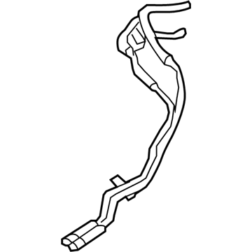 975404D202 Genuine Kia Pipe & Hose Assembly-Heater