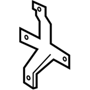 866171W000 Genuine Kia Bracket-Rear Bumper Upper