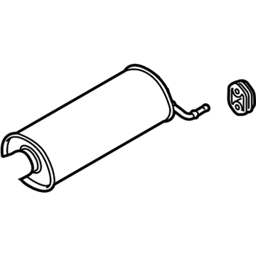 Muffler & Exhaust Pipe - 2020 Kia Soul