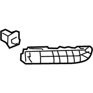 865132T500 Genuine Kia Bracket-Front Bumper Side