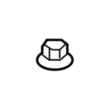 5455926000 Genuine Kia Flange Nut-Self Lock