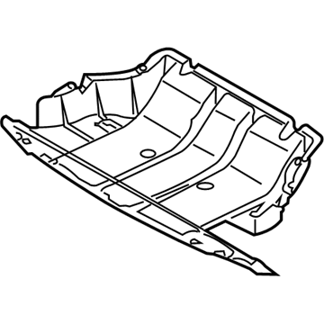 86690E4000 Genuine Kia Cover Assembly-Rear Bumper Under