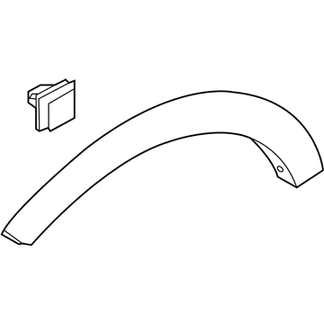 877113W000 Genuine Kia GARNISH Assembly-Fender S