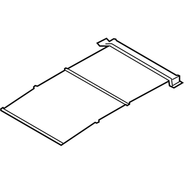 816662P500UP Genuine Kia Blind Assembly-Panorama Roof Front R