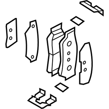 Rear Wheel Brake - 2012 Kia Sorento