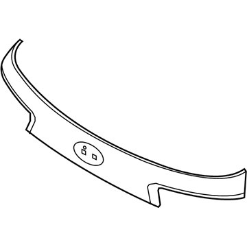 87371C6000 Genuine Kia GARNISH-Tail Gate,Up