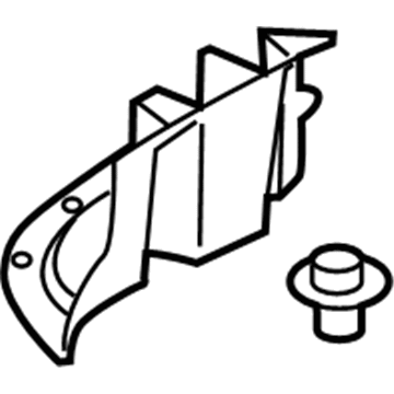 86690C6000 Genuine Kia Cover Assembly-Rear Bumper Under