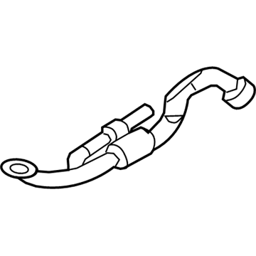 286102G700 Genuine Kia Front Muffler Assembly