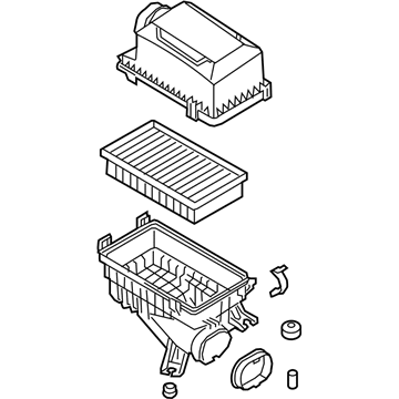 Genuine Kia Rio Air Filter