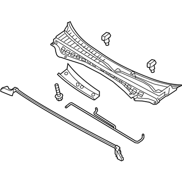 86150D5000 Genuine Kia Cover Assembly-Cowl Top