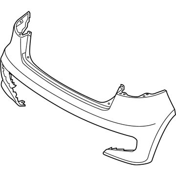 866111W700 Genuine Kia Rear Bumper Cover Assembly
