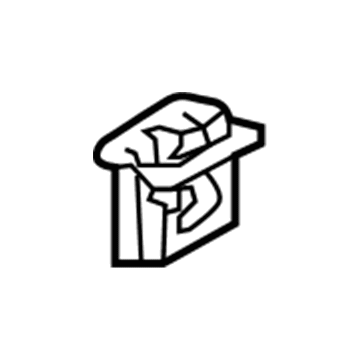 858593S500 Genuine Kia Clip-Trim Mounting