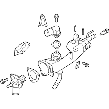 Coolant Pipe & Hose - 2019 Kia Sorento