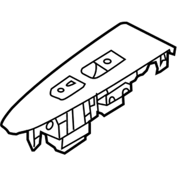 935823W000GAH Genuine Kia Bezel-Power Window Sub