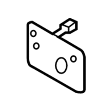 866423W010 Genuine Kia Stay-Rear Bumper RH