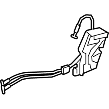 814102P000 Genuine Kia Rear Door Latch Assembly, Left