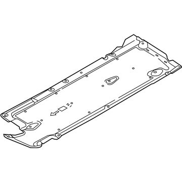 84145G2000 Genuine Kia Under Cover Assembly,RH