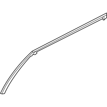 83160D4000 Genuine Kia WEATHERSTRIP Assembly-Rear Door Upper