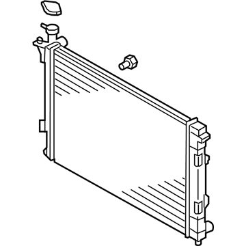 253102W800 Genuine Kia Radiator Assembly