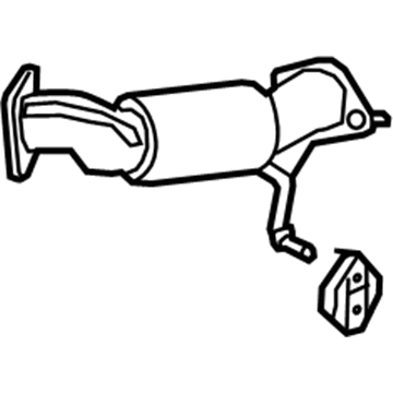 28610D9630 Genuine Kia Front Muffler Assembly