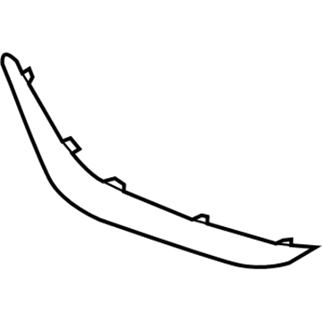 86627G5000 Genuine Kia Piece-Rear Bumper Side