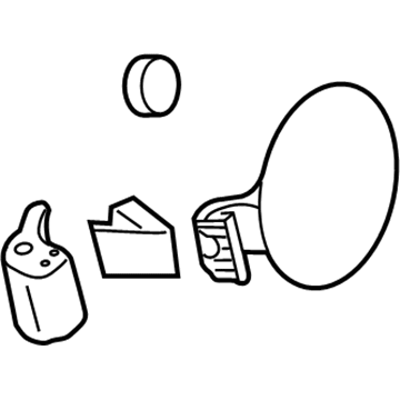 695101W000 Genuine Kia Fuel Filler Door Assembly