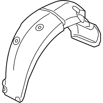 868211W510 Genuine Kia Guard Assembly-Rear Wheel